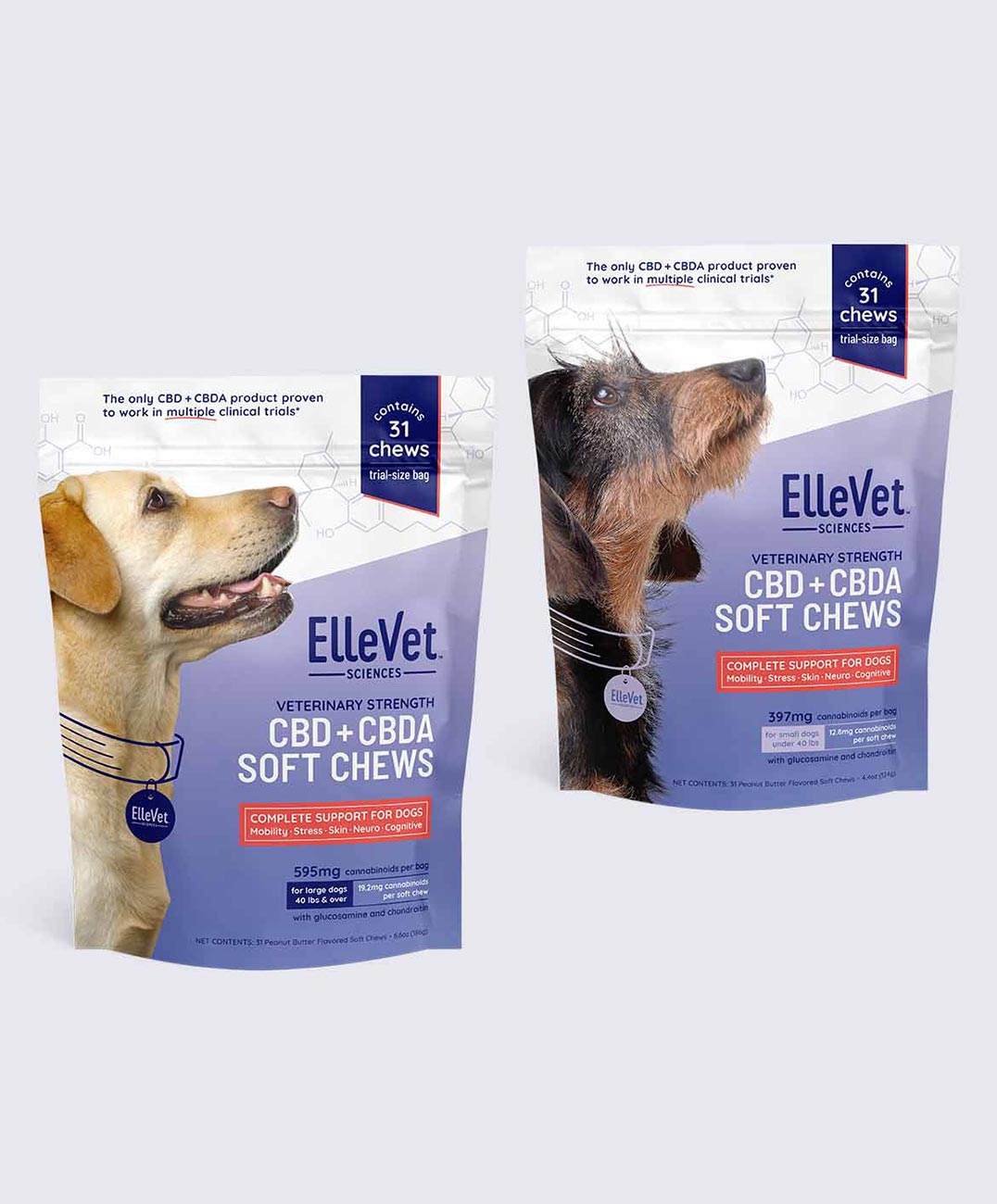 ElleVet Hemp CBD + CBDA Chews - Canine – The Pet Farmacy